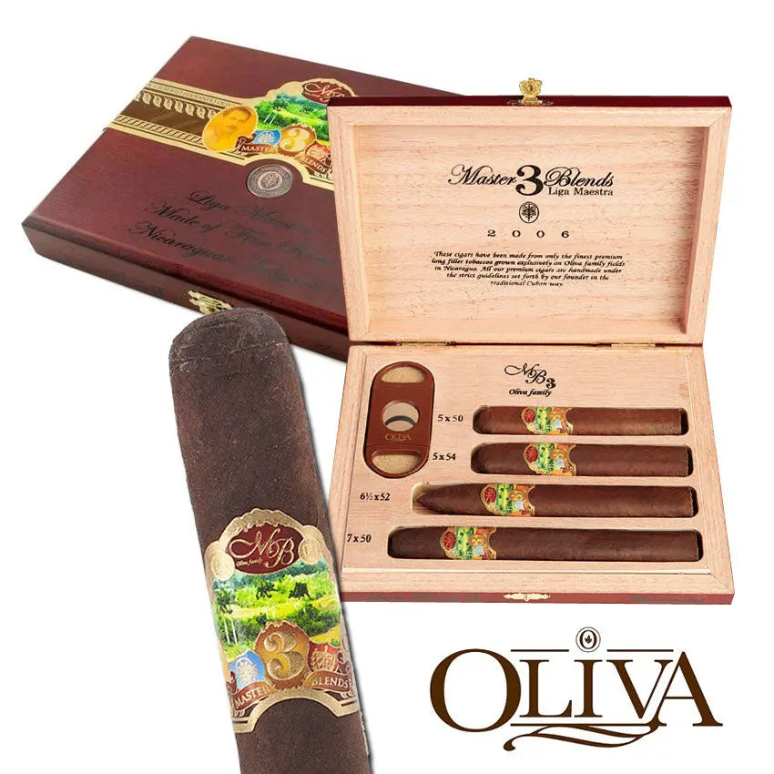 Oliva Master Blends III Sampler Box 4ct - The Cigar Bank